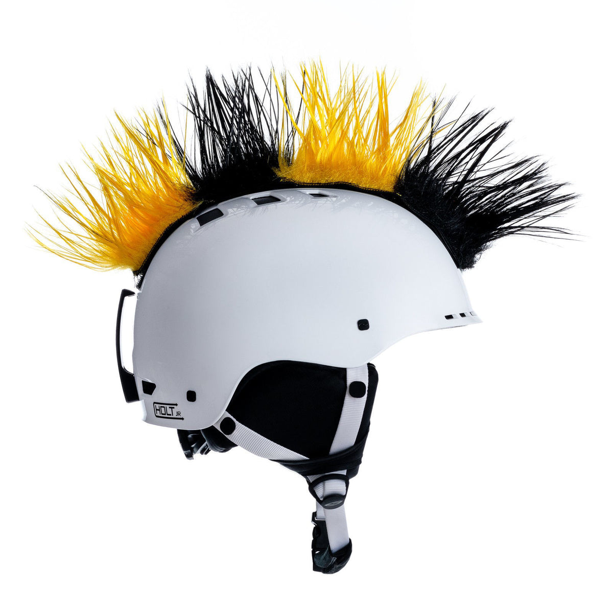 Crazy Ears - Mohawk - Yellow & Black – HelmetHeads